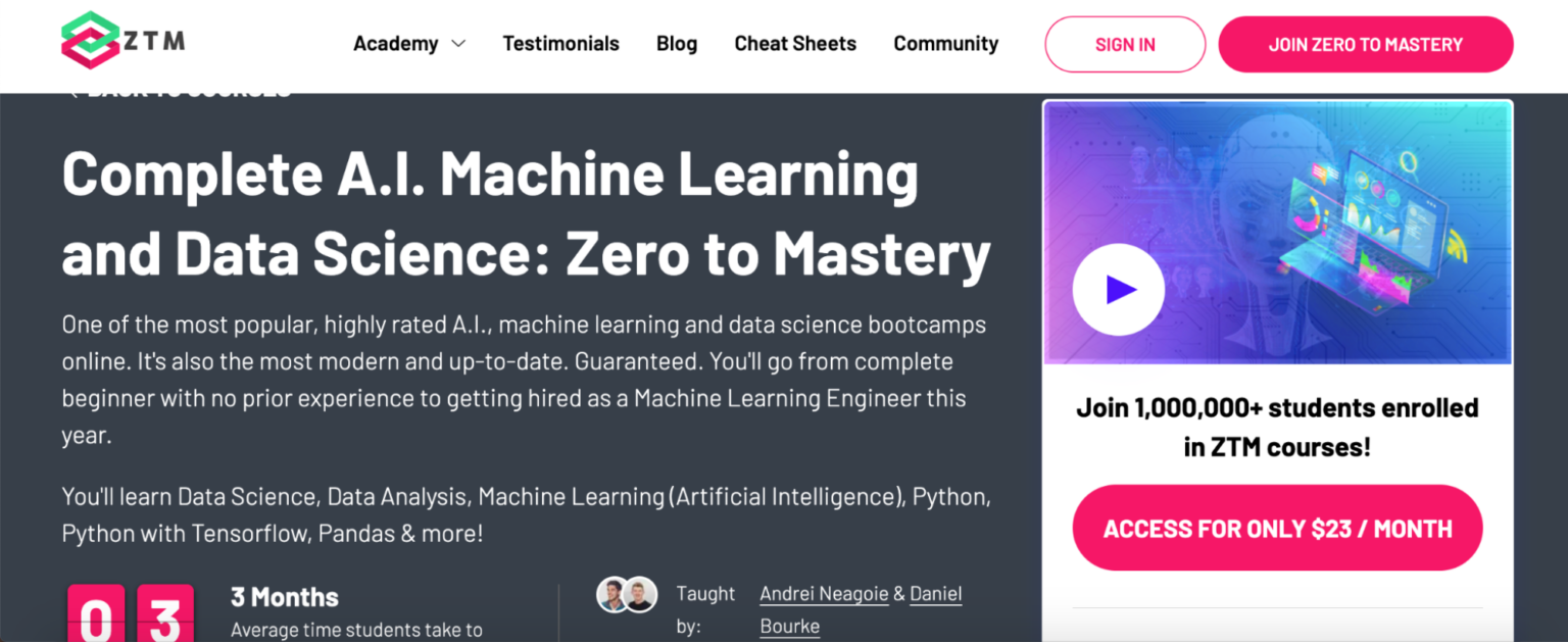 Zero To Mastery Platform Review