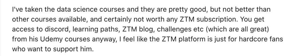 Zero To Mastery Platform Review