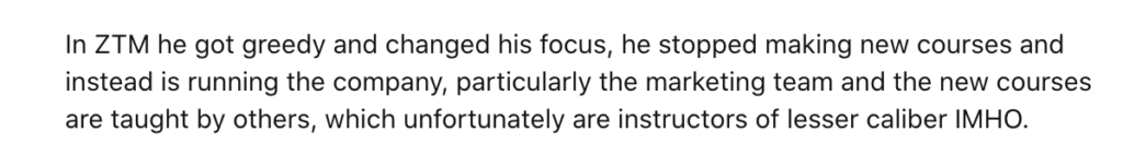 Zero To Mastery Platform Review