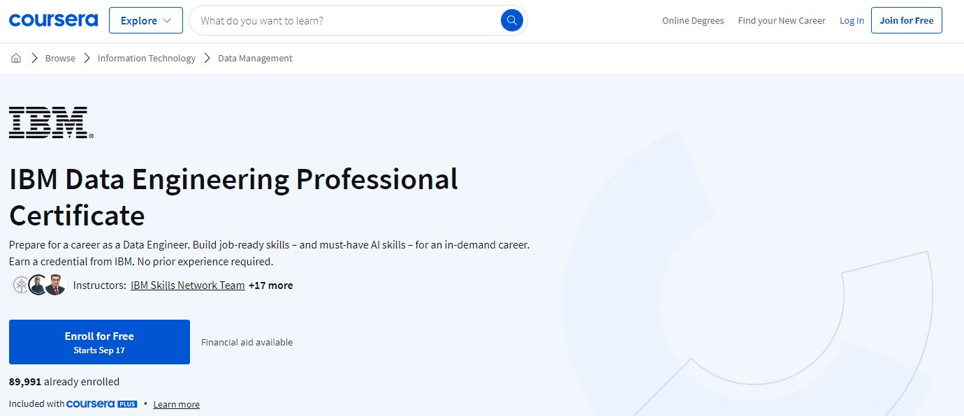 10 Best Data Engineering Courses Online In 2025