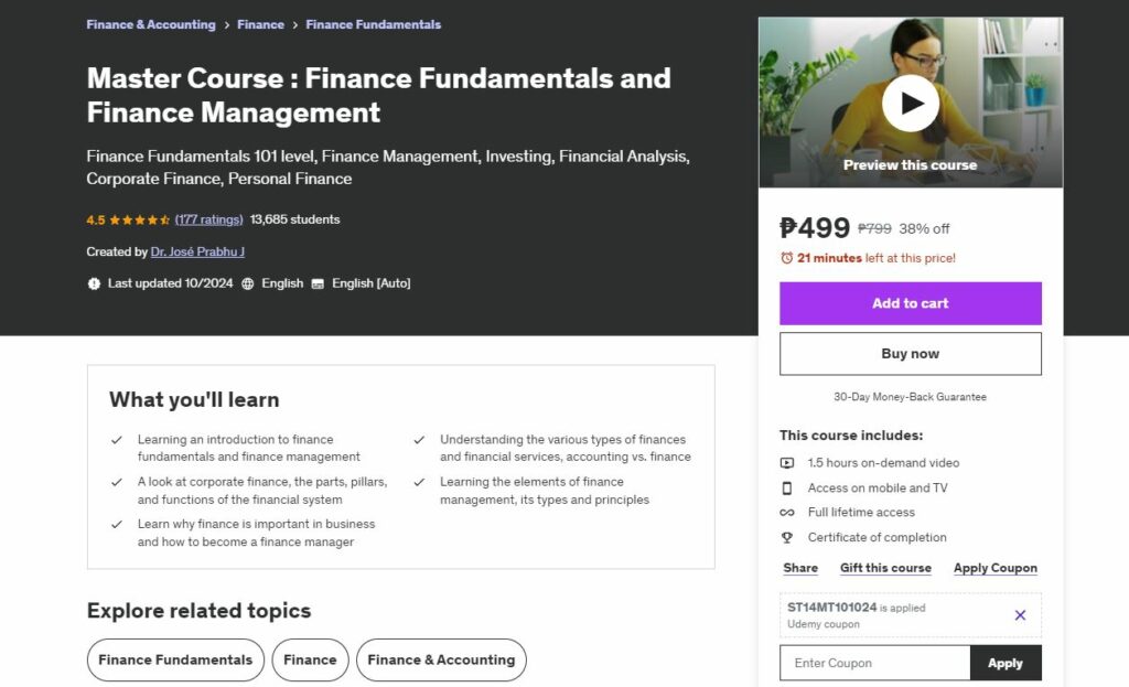 10 Best Financial Management Courses for Professionals in 2025