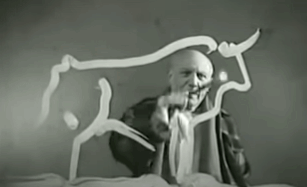Look At The Creative Process Of Pablo Picasso Taking Place In Real Time ...